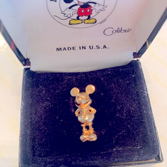 Mickey & Co | Accessories | Vintage Mickey Co Gold Overlay Mickey Mouse Stand Up Tie Tack Or A ...